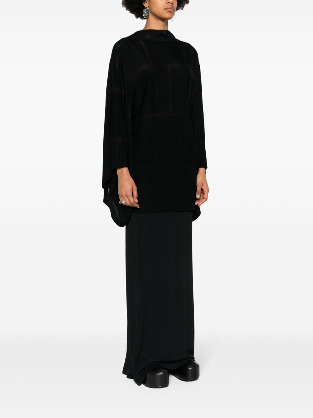 YOHJI YAMAMOTO Yohji Yamamoto Draped Cardigan Coat