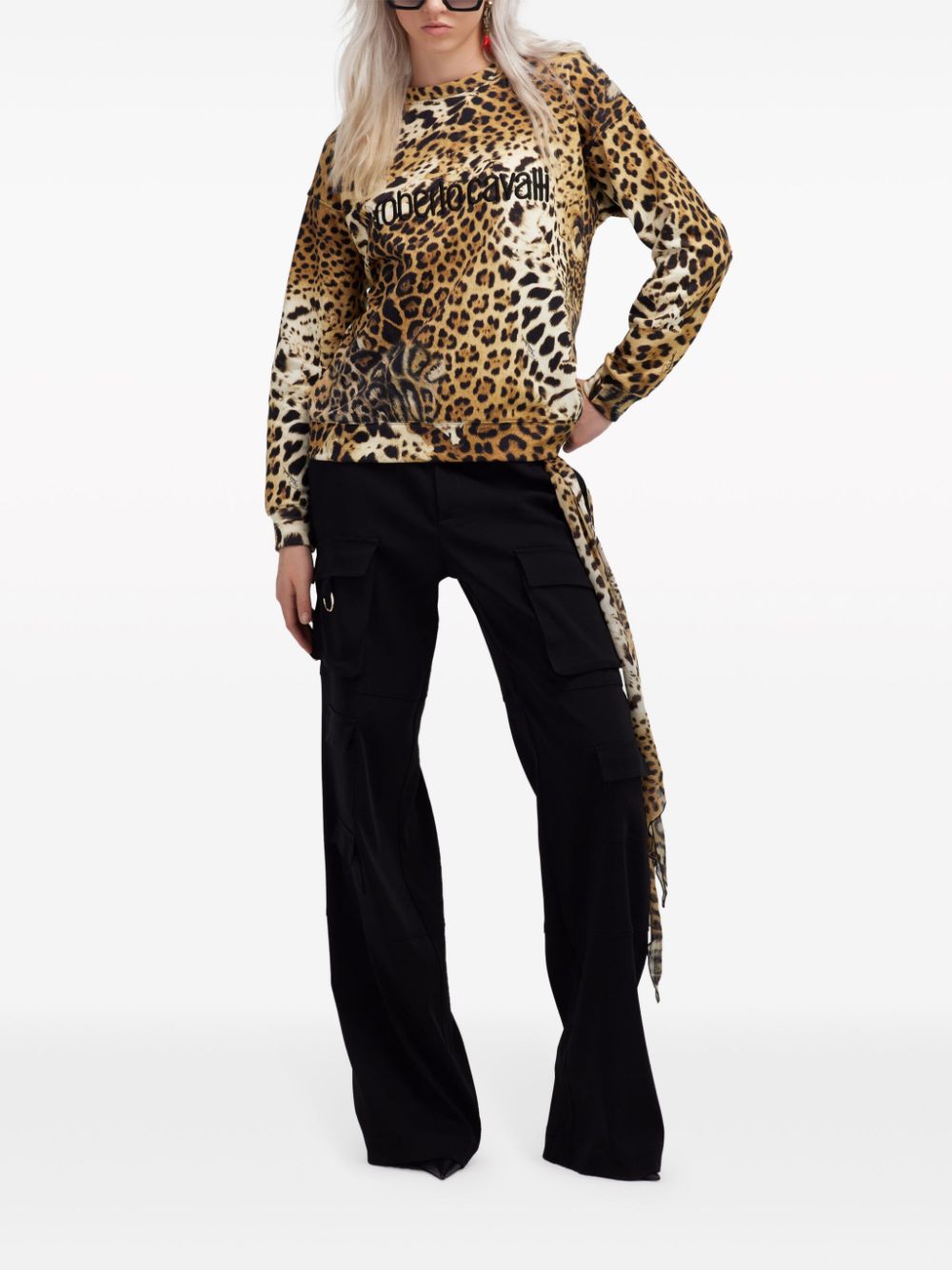 ROBERTO CAVALLI Roberto Cavalli Belted Cargo Trousers
