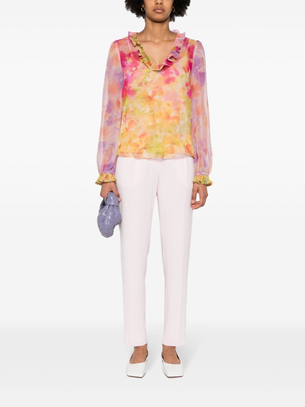 TWINSET TWINSET Floral-Print Georgette Blouse