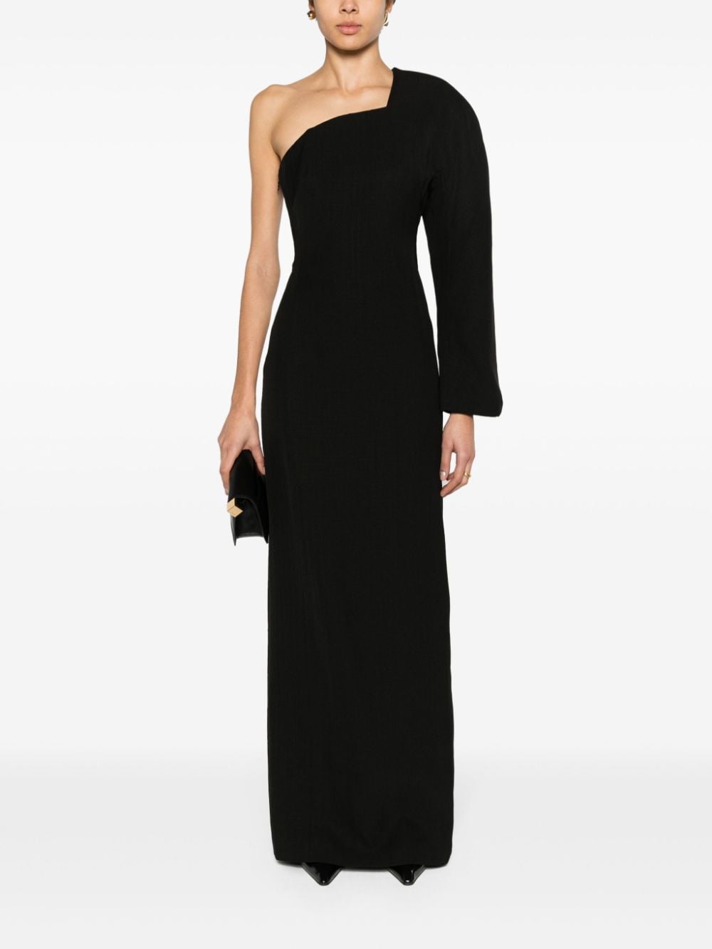 JACQUEMUS Jacquemus la robe pablo One-Shoulder Maxi Dress