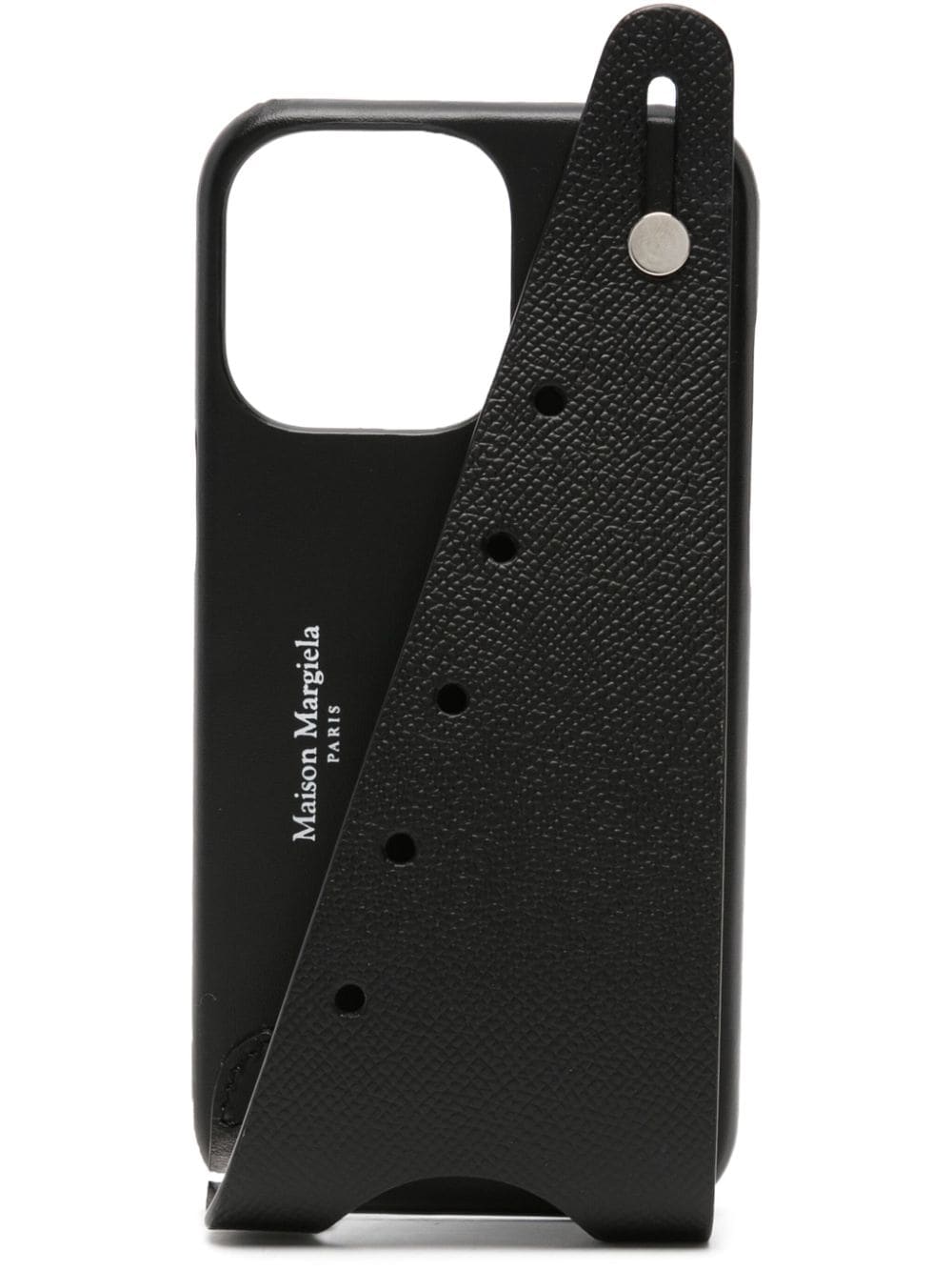 Maison Margiela Snatched-Handle Iphone 14 Pro Max Case In Black