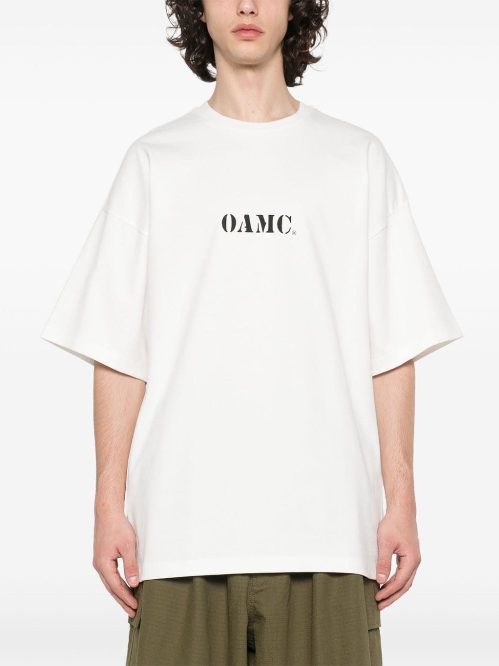 OAMC logo-print organic t-shirt