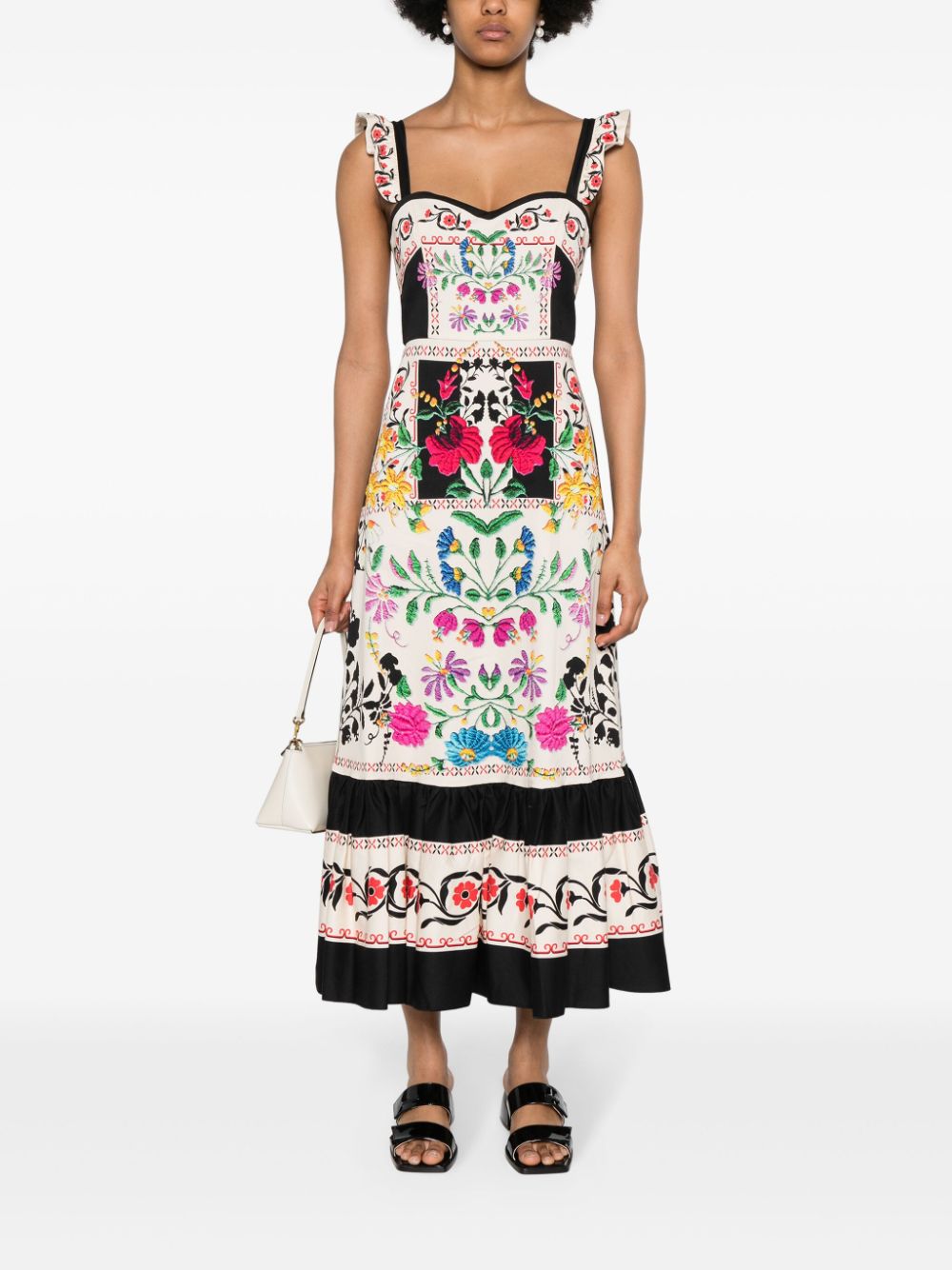 LA DOUBLEJ La DoubleJ Gingerbread Floral Maxi Dress
