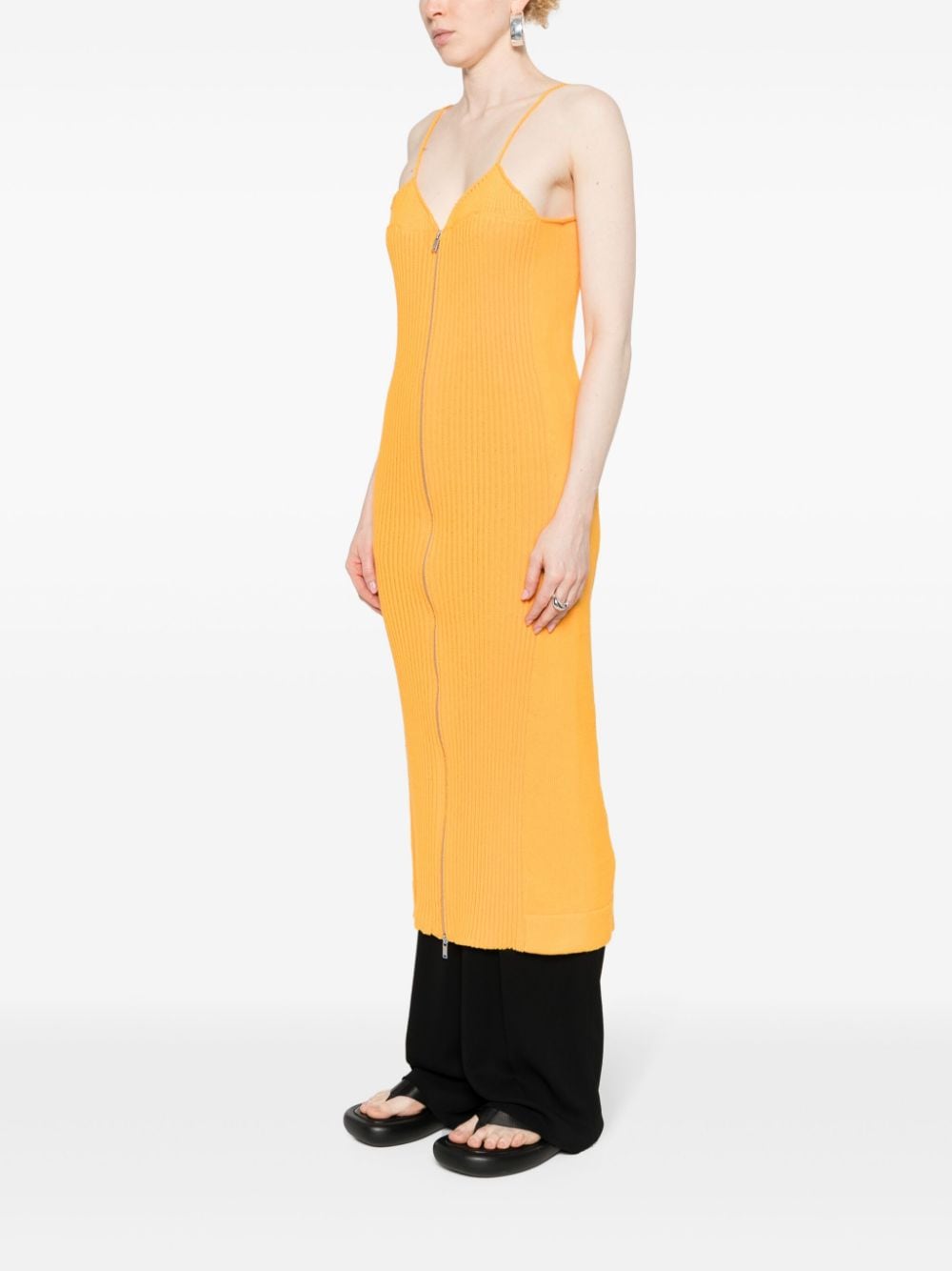 JIL SANDER Jil Sander Knitted Zip-Up Dress