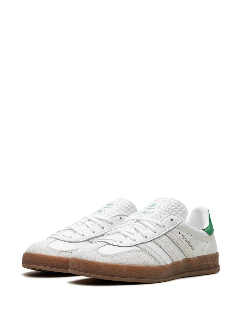 Adidas Gazelle Indoor Kith Sneakers In White - 60% Off | Editorialist
