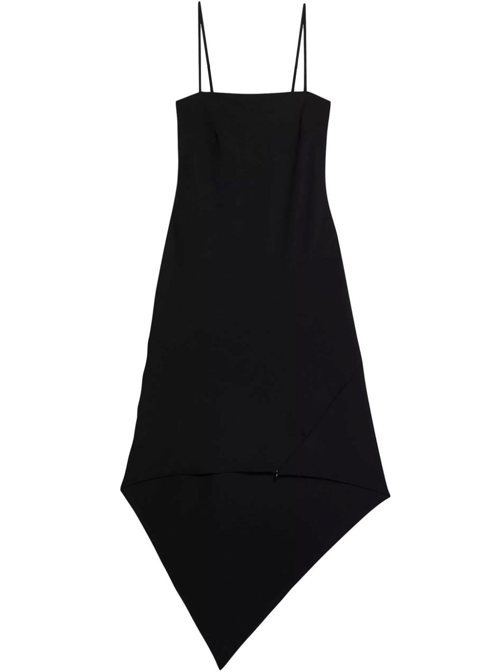 HELMUT LANG Helmut Lang Asymmetric Virgin Wool Dress