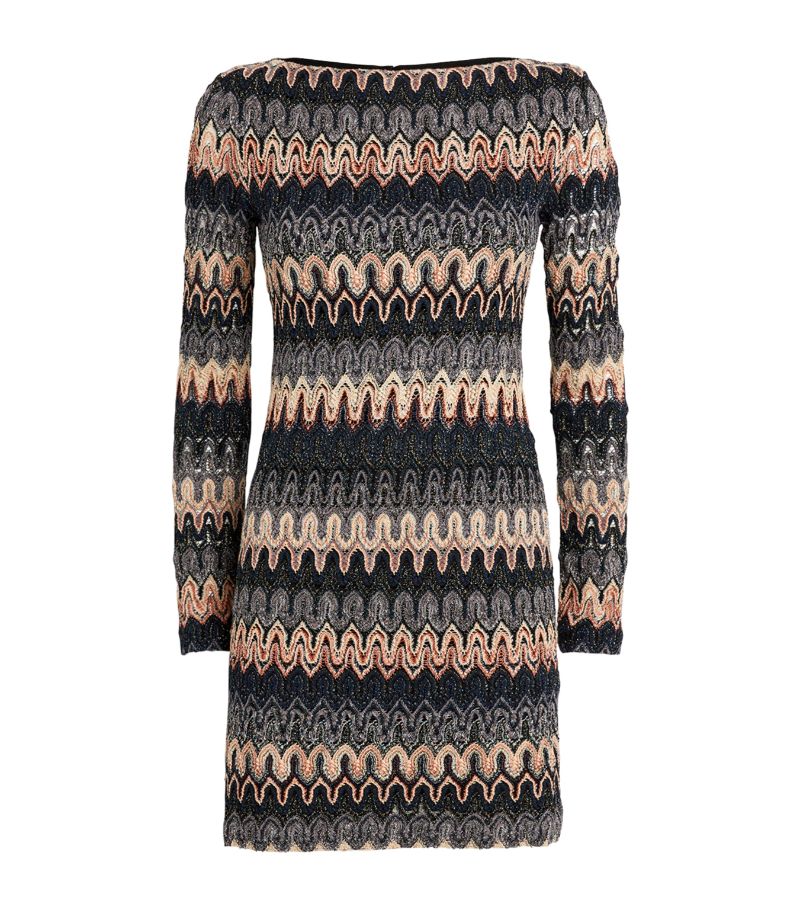 Missoni Metallic Jacquard Dress In Multi - 50% Off | Editorialist