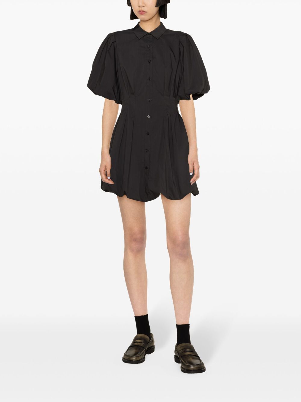 SIMKHAI Signature Cleo Shirt Mini Dress