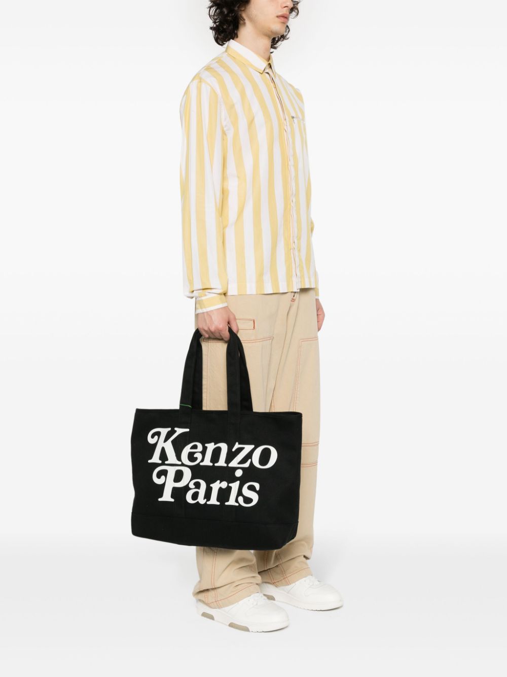 KENZO Large Logo-Print Tote Bag