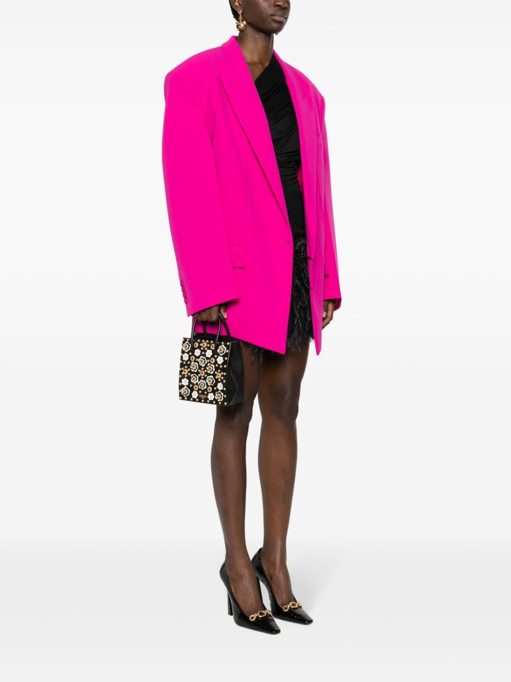 MOSCHINO Stud-Detailing Tote Bag