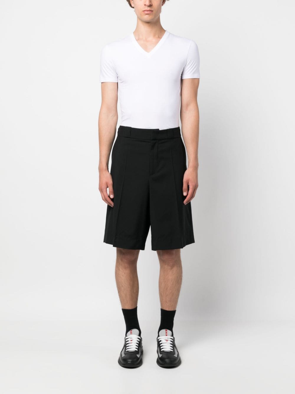 ZEGNA v-neck stretch-cotton t-shirt