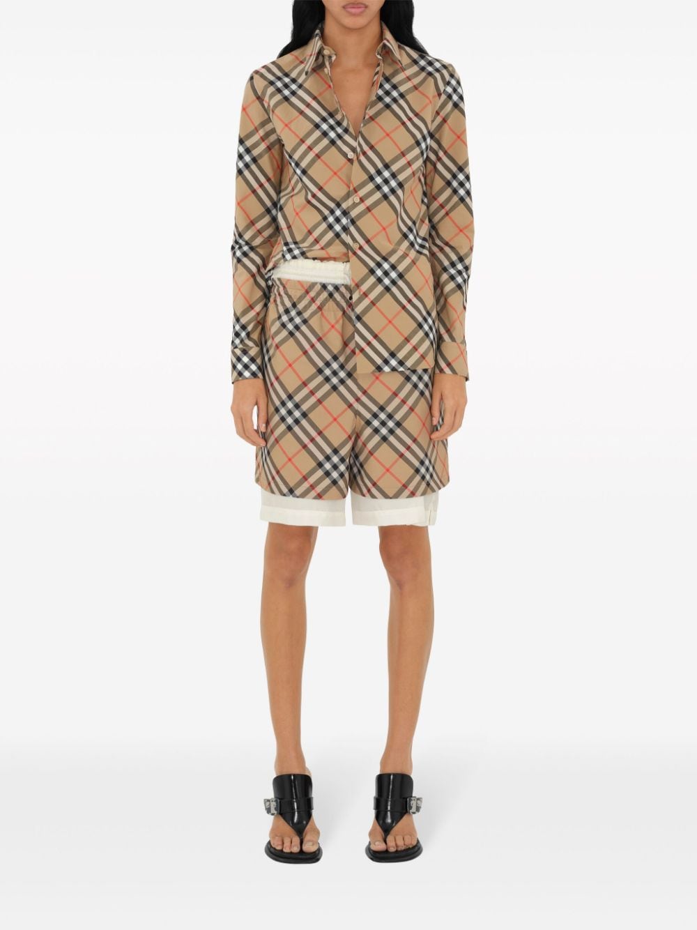 BURBERRY Burberry Check-Pattern Cotton Shirt