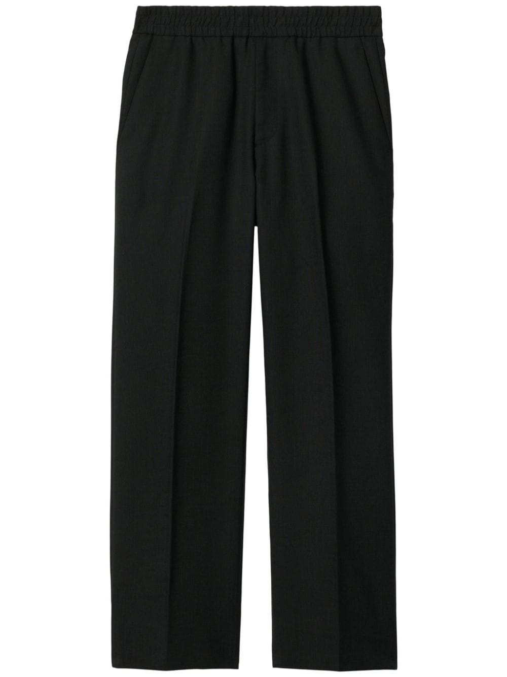 BURBERRY Wool-Blend Straight-Leg Trousers