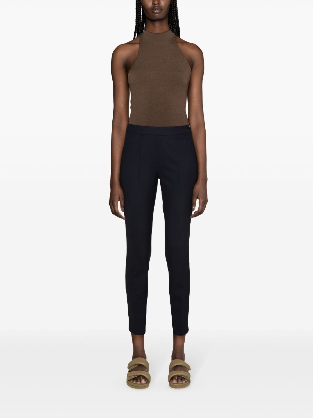 FABIANA FILIPPI Fabiana Filippi Tapered Merino-Blend Trousers