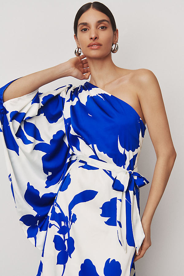 hutch strapless column satin maxi dress Strapless Column Satin Maxi Dress