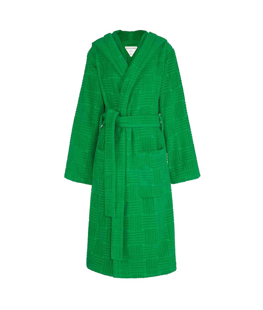 Off-White Off Arrow Pattern Bathrobe - White/Black | Editorialist