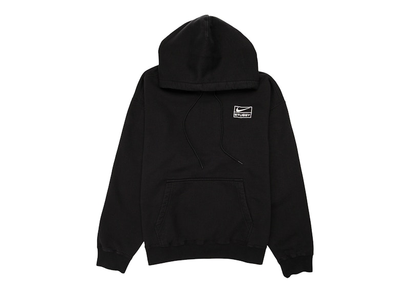 Nike X Stussy Washed Hoodie - Black | Editorialist