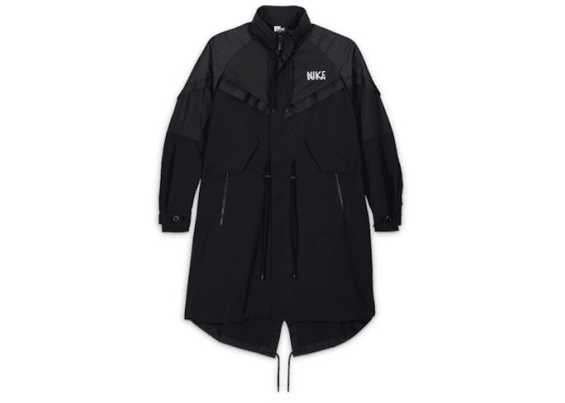 Nike Tech Fleece Reimagined Trench Jacket - Black | Editorialist