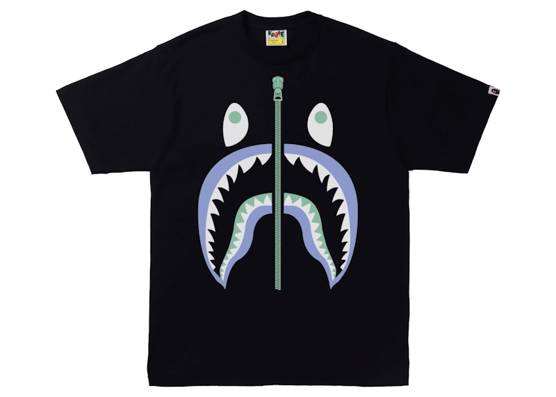 Bape Abc Camo Shark Tee /Pink Black Editorialist