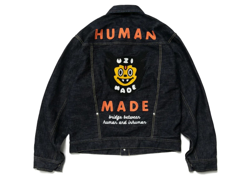 Human Made X Kaws Denim Work Jacket - Indigo | Editorialist