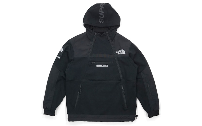 Supreme X The North Face Steep Tech Fleece Pullover - Black