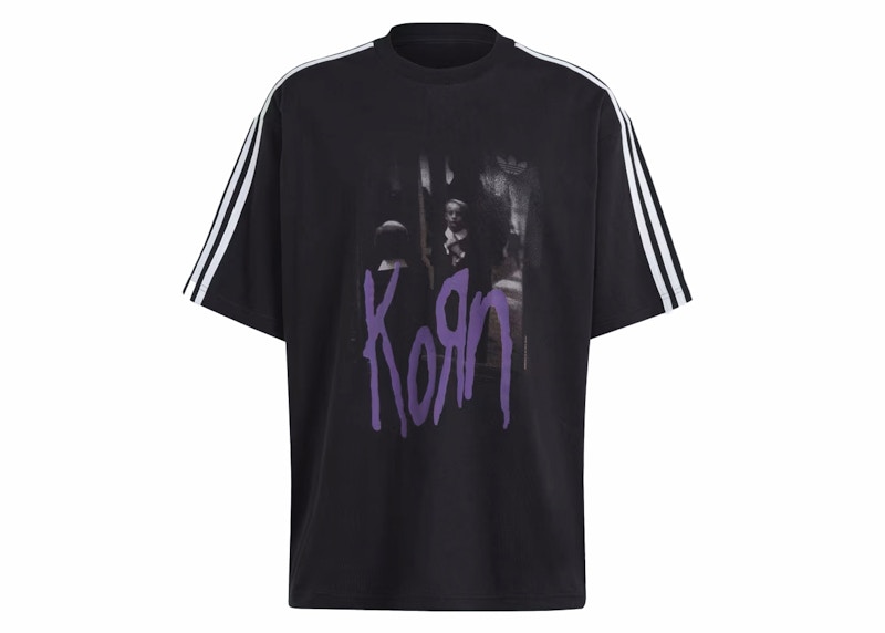 KORN COMIC MEMBER VINTERGE Tシャツ Adidas X Korn Graphic Tee Shirt In Carbon | Editorialist