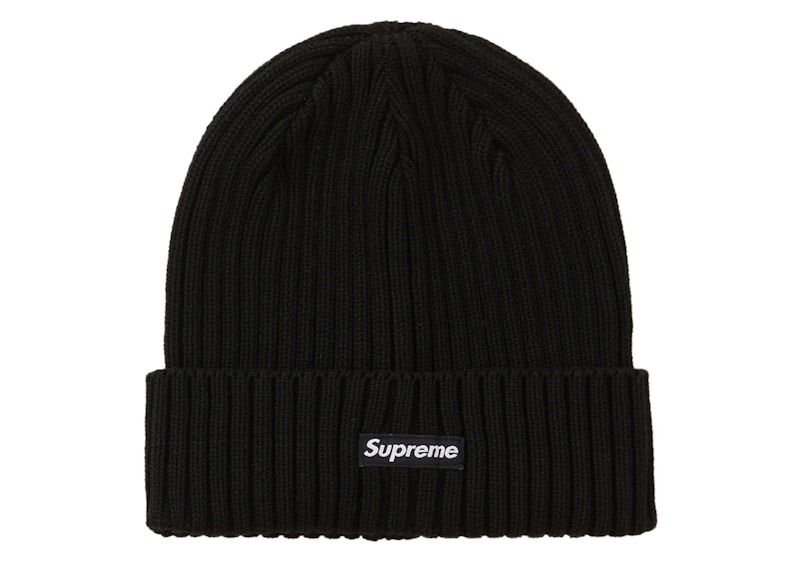 Supreme Block Knit Beanie - Black | Editorialist
