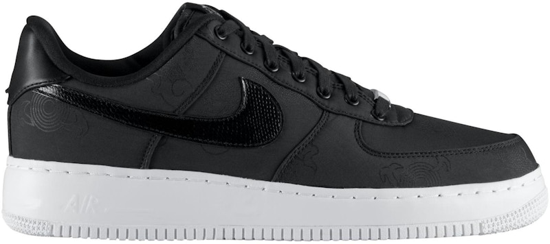 nike air force 1 low dragon scales black