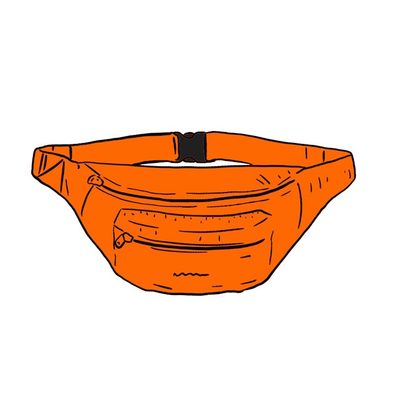 Supreme Barbour Waxed Cotton Waist Bag - Orange | Editorialist