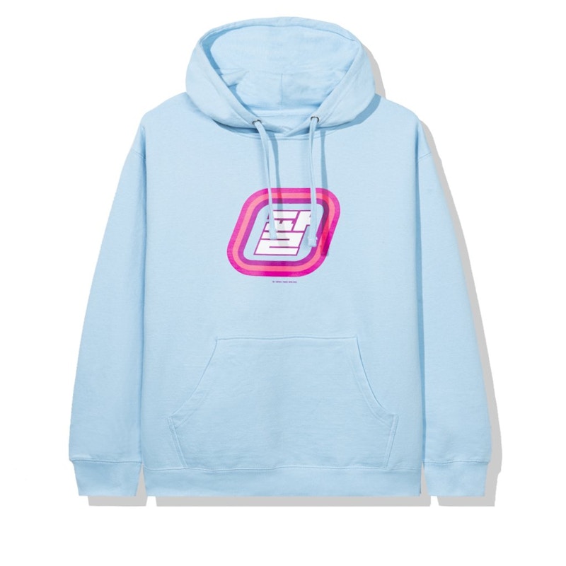 Anti Social Social Club Strawberry Slush Hoodie Blue Editorialist
