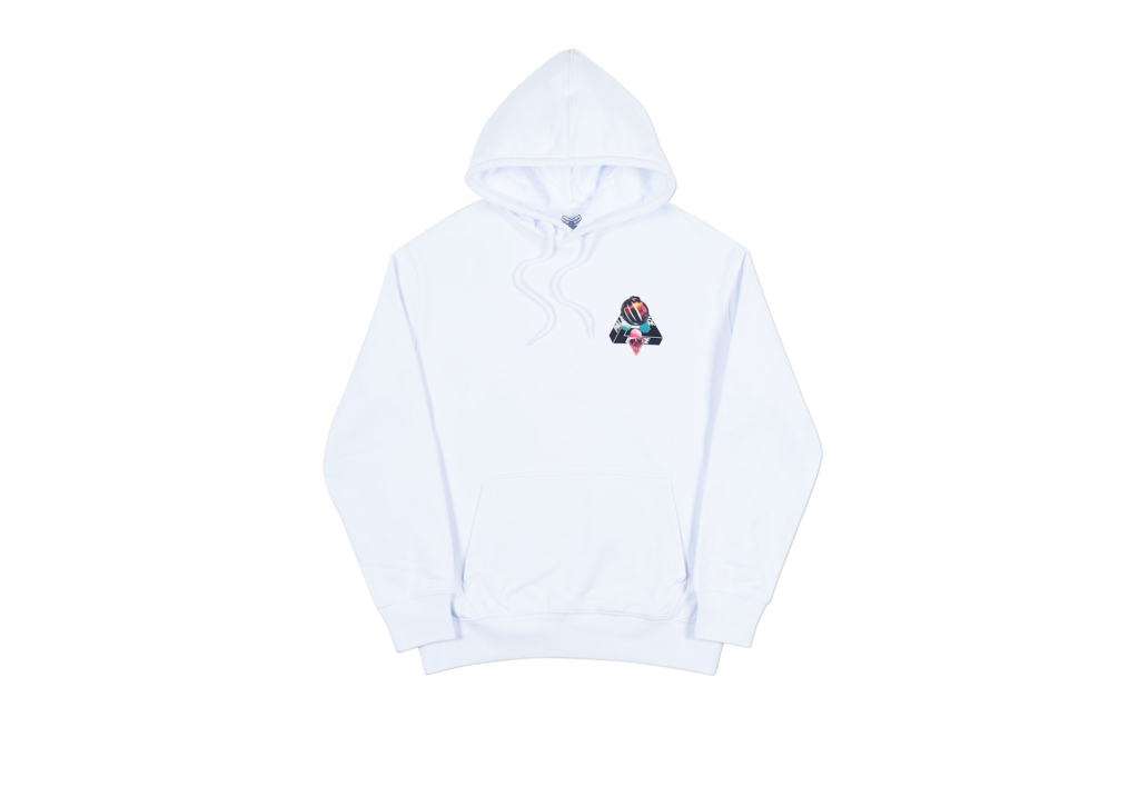 Palace Sans Ferg Hood - White | Editorialist