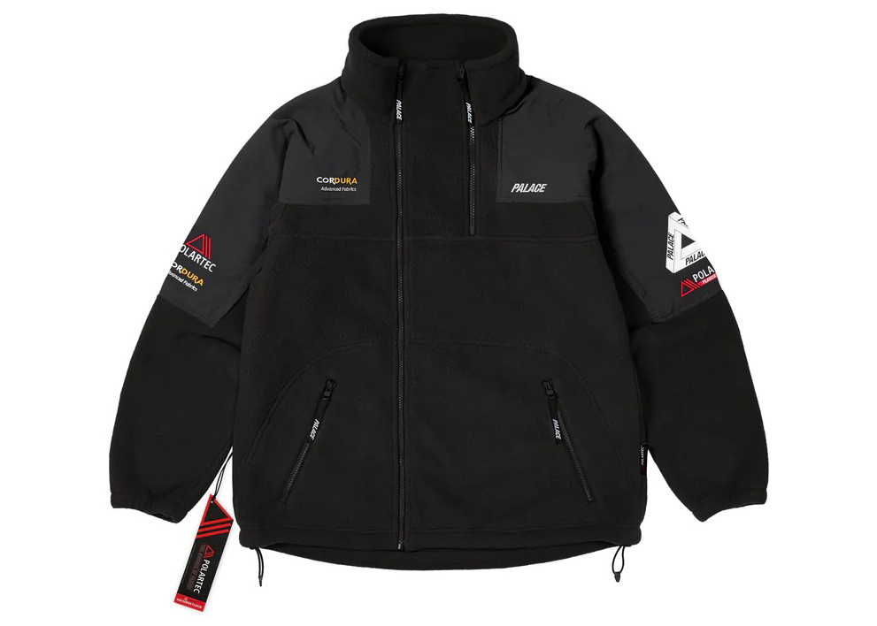 Palace Polartec Duo Fleece Jacket - Black | Editorialist Palace Polartec Duo Fleece Jacket - Black | Editorialist