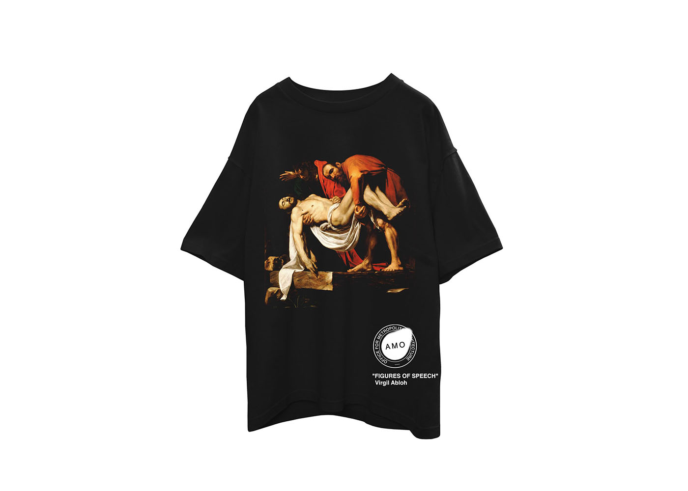 Virgil Abloh Canary Yellow Pyrex T-Shirt - Black | Editorialist