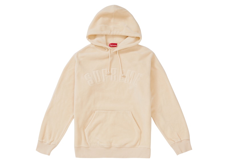 Supreme Polartec Hooded Sweatshirt - Natural | Editorialist Supreme Polartec Hooded Sweatshirt - Natural | Editorialist