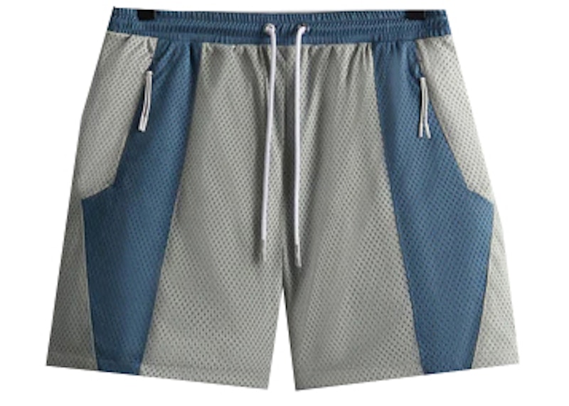 Kith Paneled Mesh Shorts - Grey | Editorialist