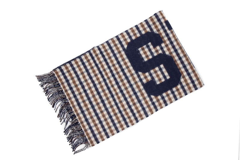 supreme × aquascutum Club Check Scarf Supreme x Aquascutum Club Check Scarf Brown OS F/W 16 | eBay