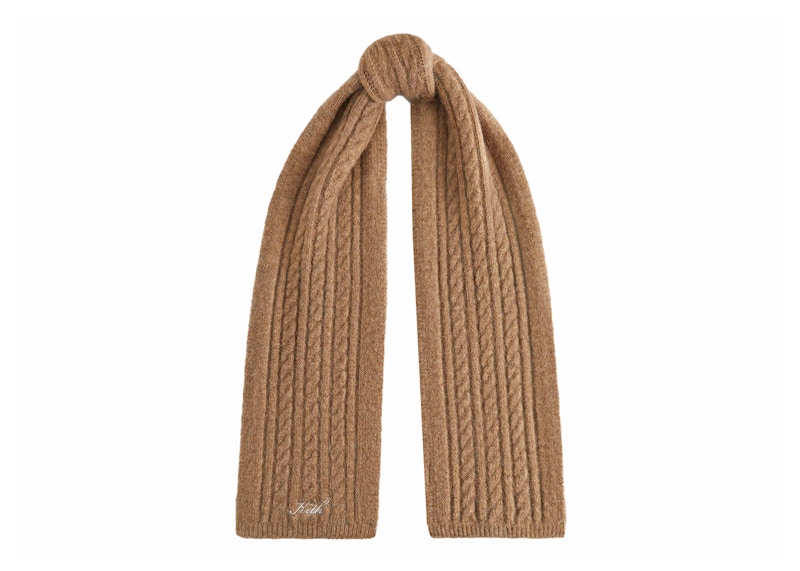 Kith Chunky Rib Knit Scarf 'Farrow Blue Editorialist
