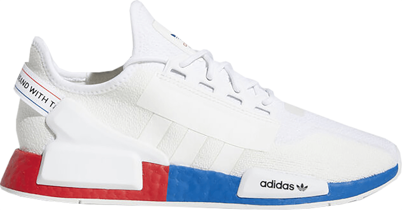 adidas nmd r1 white lush red