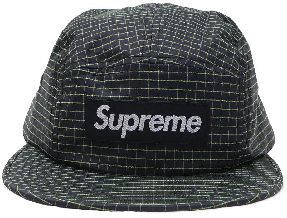 Supreme 2 Tone Ripstop Camp Cap - Black | Editorialist
