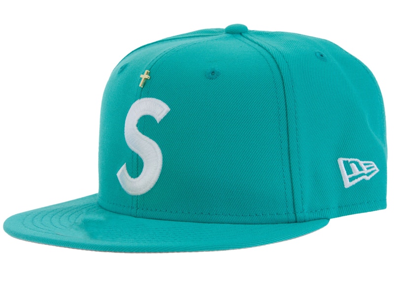 Supreme Gold Cross S Logo New Era Fitted Cap - Black | Editorialist