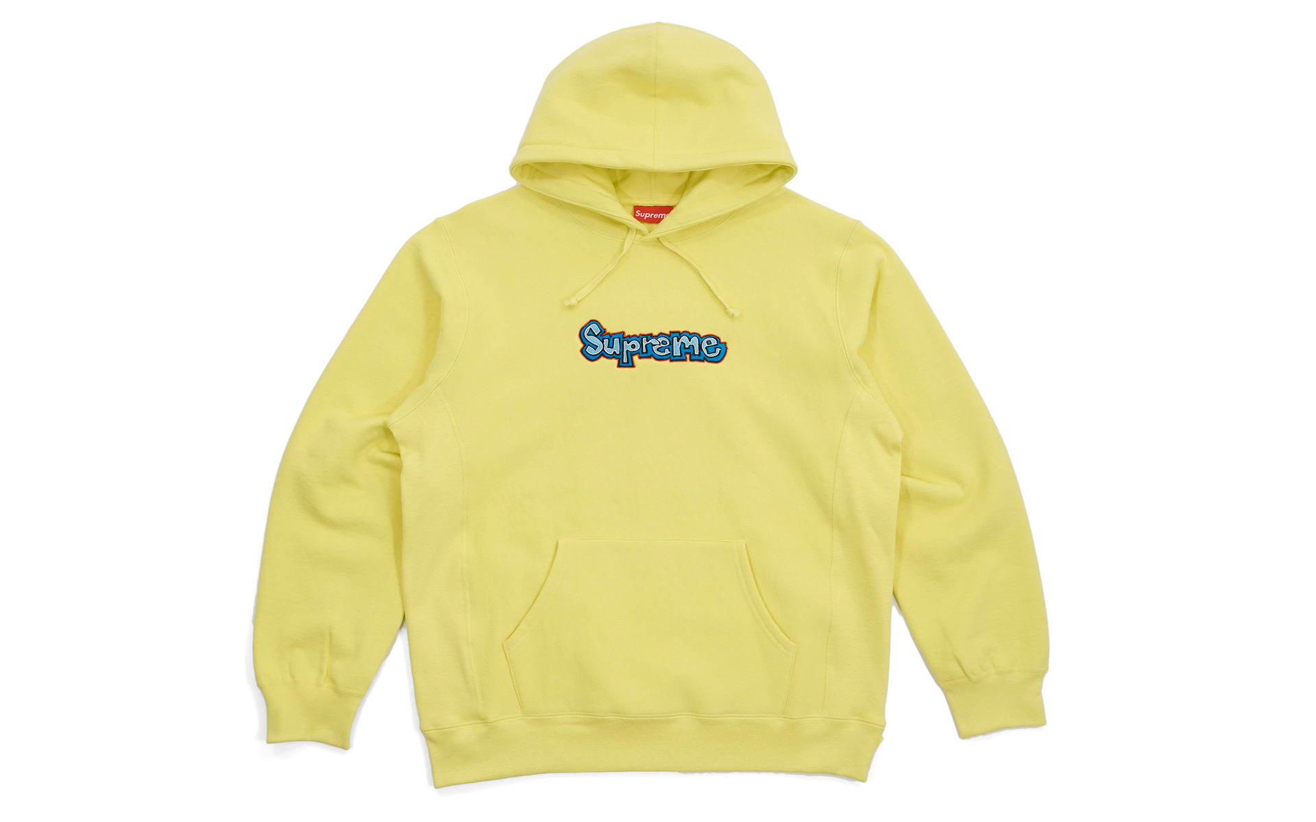 Supreme Gonz Logo Hooded Sweatshirt - Lemon | Editorialist