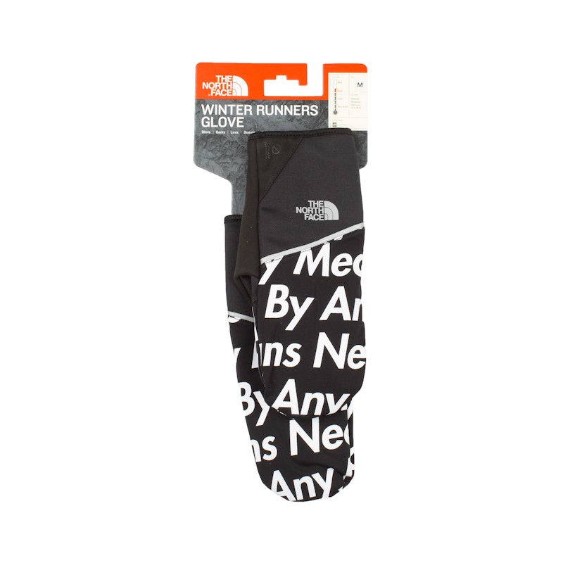 Supreme The North Face Winter Runners Gloves - Black | Editorialist