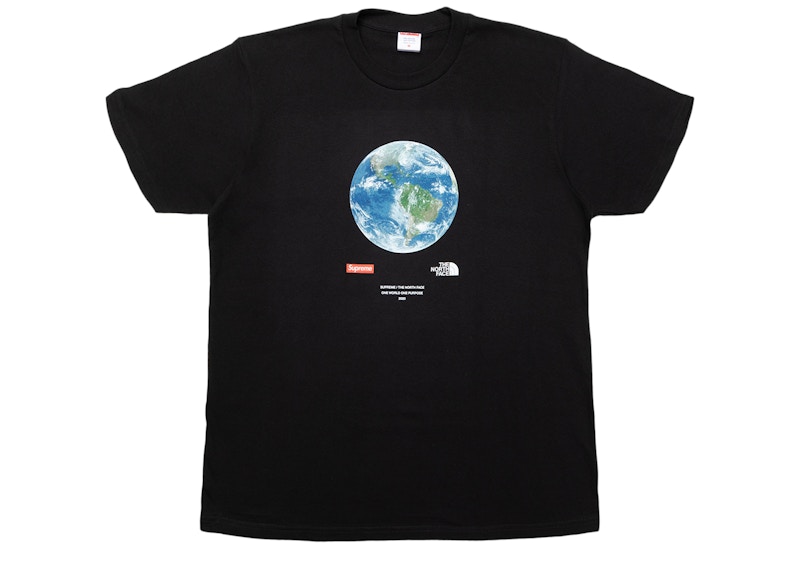 Supreme X The North Face One World Tee - Black | Editorialist