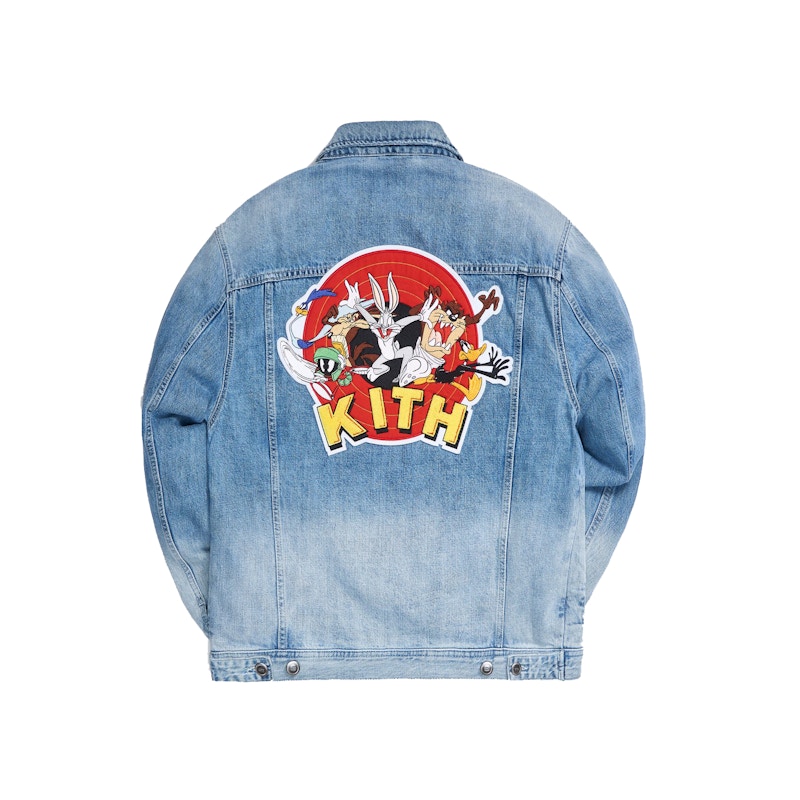 Kith X Looney Tunes Denim Jacket - Blue | Editorialist 