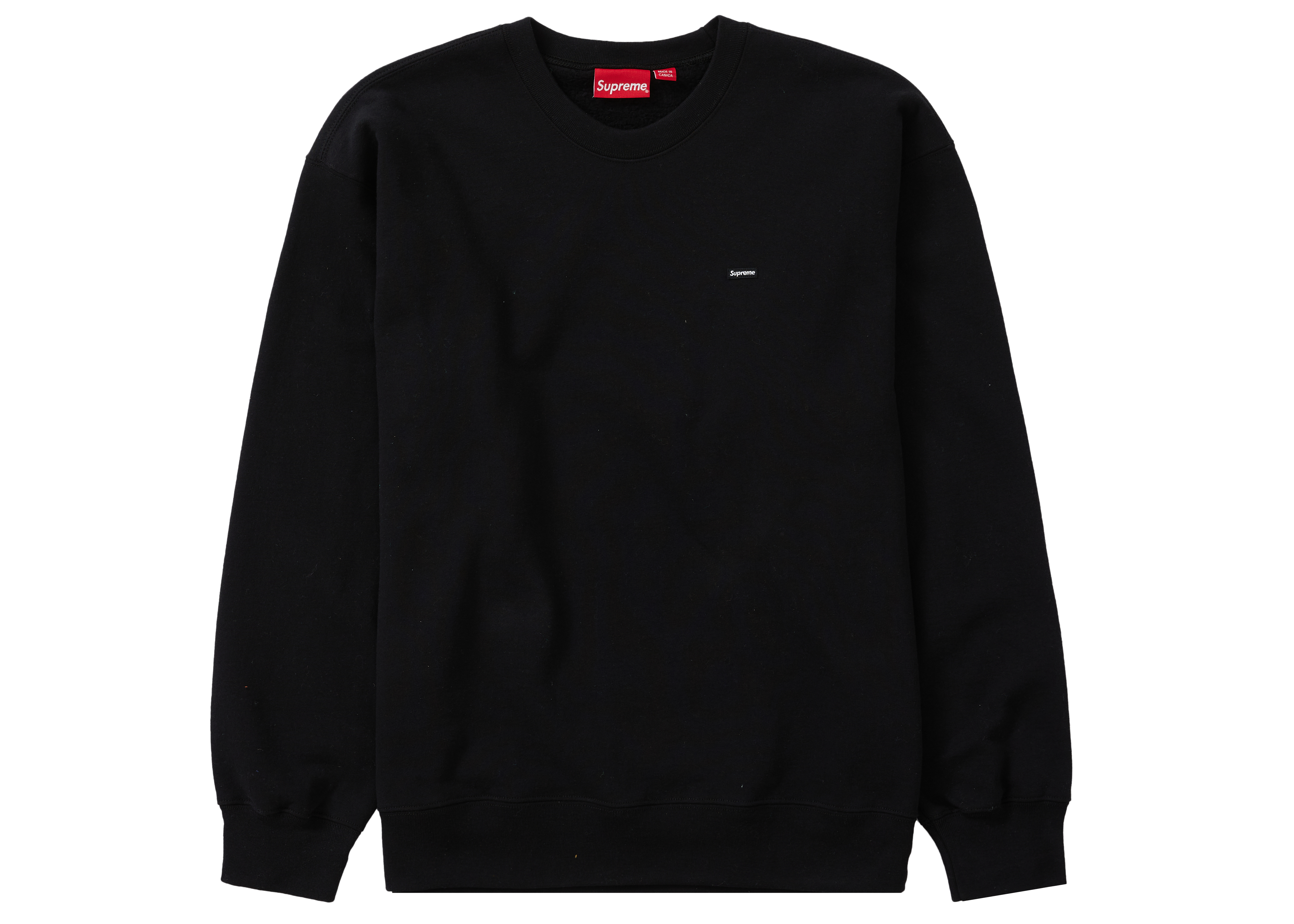 トップス Supreme Small Box Logo Crewneck Black M Supreme Small Box Crewneck - Black | Editorialist