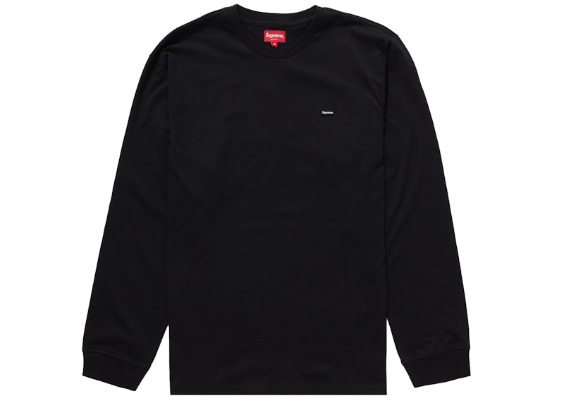 Supreme Small Box Long Sleeve Tee Shirt - Black | Editorialist