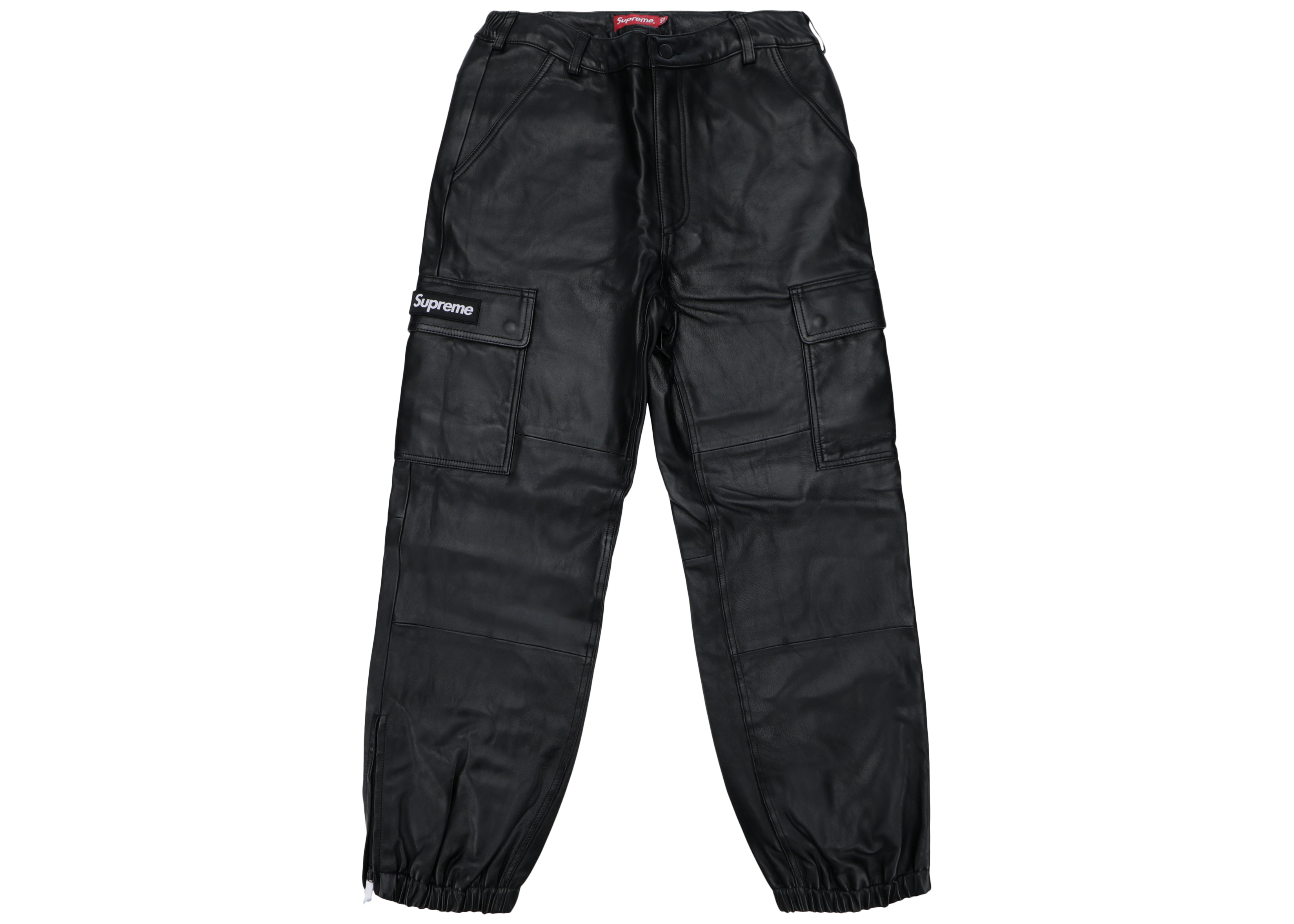 Supreme Mesh Pocket Belted Cargo Pant - Black | Editorialist