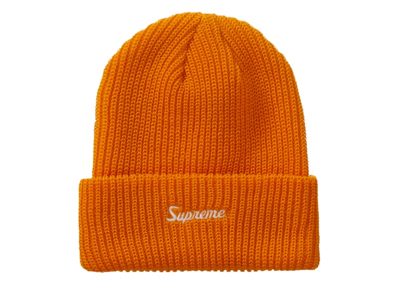 Supreme Loose Gauge Beanie - Orange | Editorialist