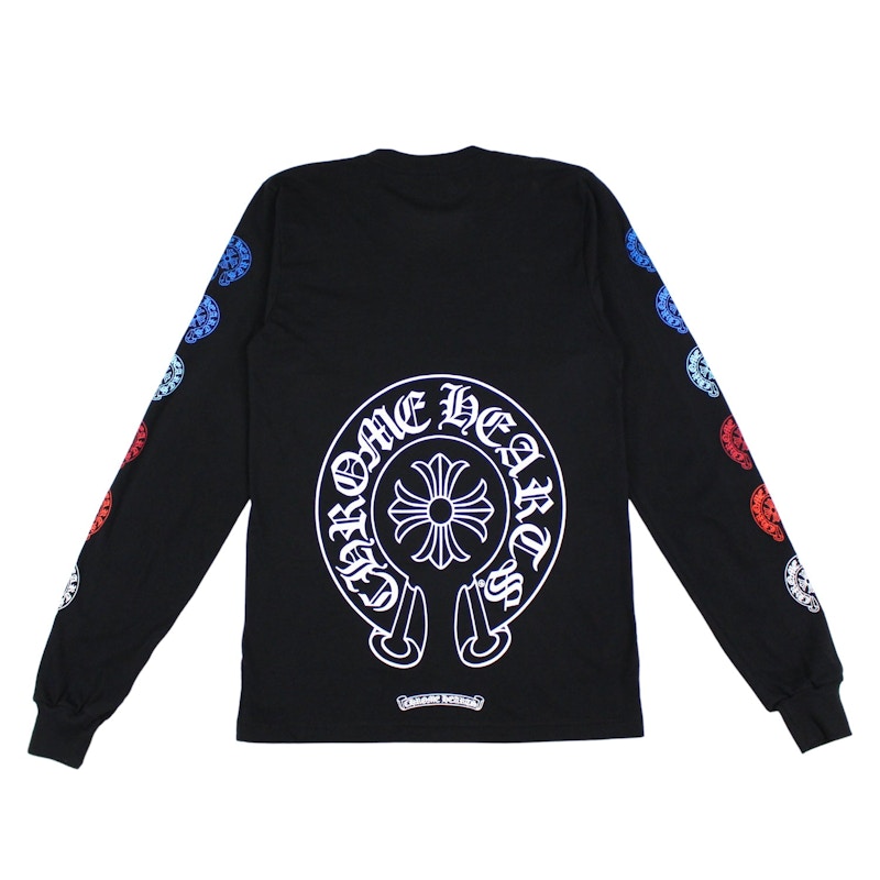 Chrome Hearts Horse Shoe Long Sleeve T-Shirt - Black | Editorialist