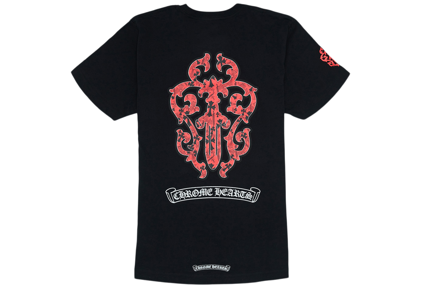Chrome Hearts Eye Chart Dagger Longsleeve T-Shirt - Black